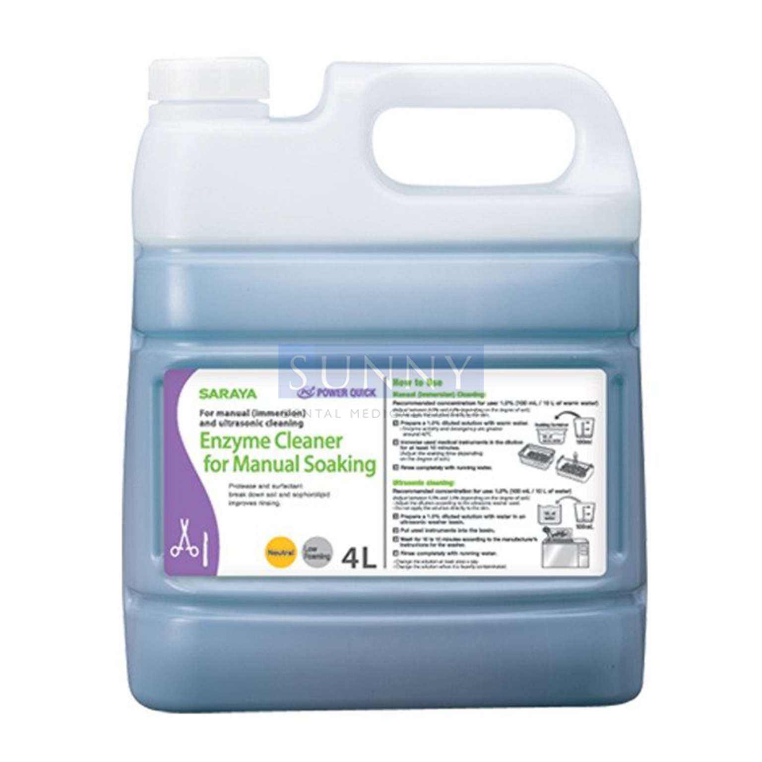 Power Quick Enzyme Cleaner (4L) - Sunny Dental Medical Supply